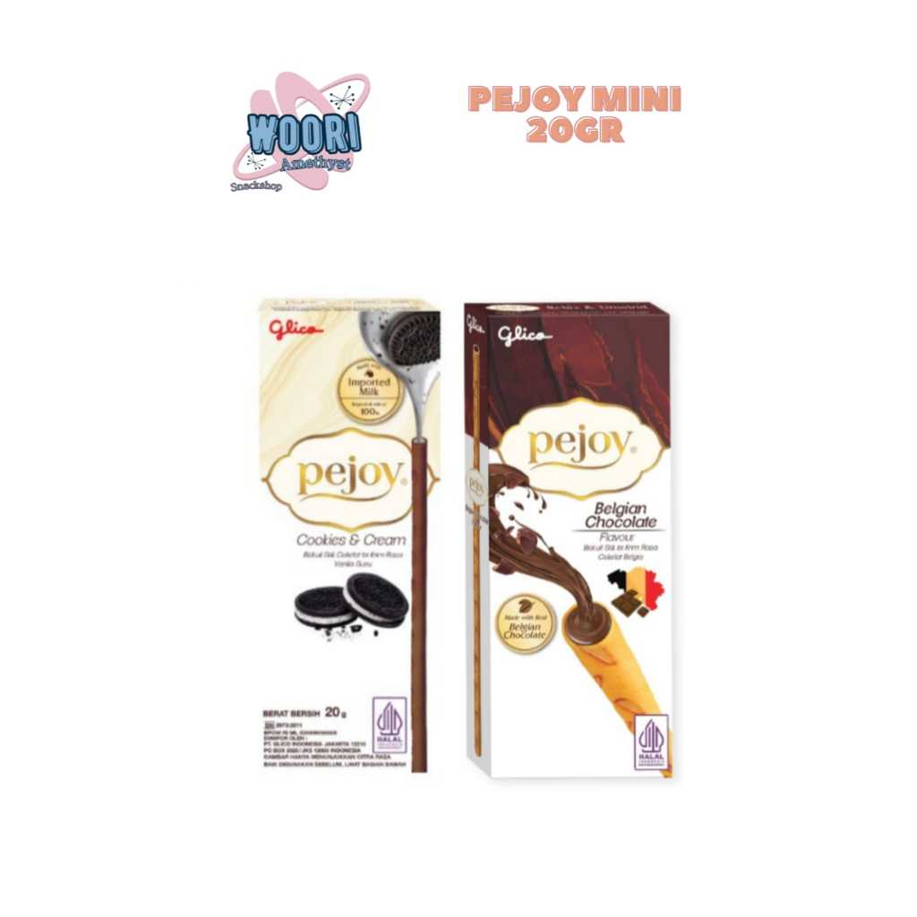 Jual PEJOY GLICO MINI 20gr/CHOCOLATE FLAVOR COOKIES CREAM/BISKUIT STIK ...