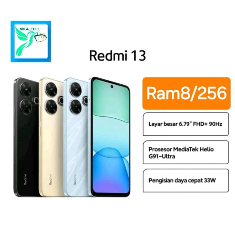 Jual Xiaomi REDMI 13 Ram8/256Gb Original & Bergaransi Resmi Xiaomi ...