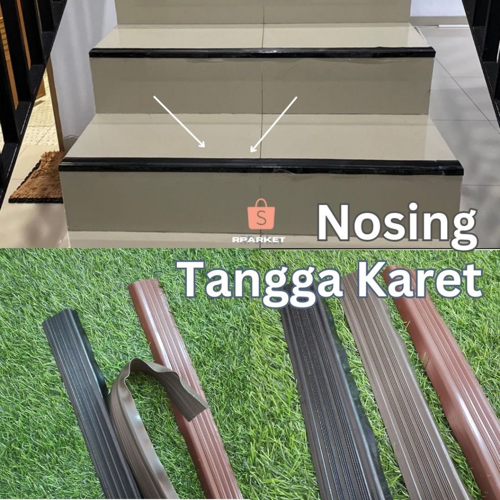 Jual Stepnosing Karet Tangga Anti Slip Tangga roll | Shopee Indonesia