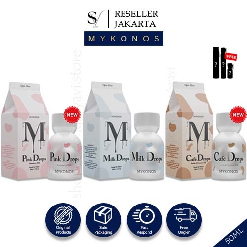 Jual Mykonos Milk Series Extrait De Parfume 50ML (Milk Drops, Pink ...