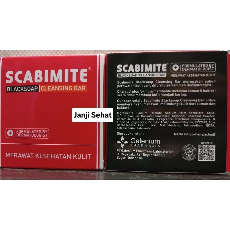 Jual BLACK SOAP SCABIMITE 60gram EXP : 5/2028 -Sabun gatal,kudis,jamur ...