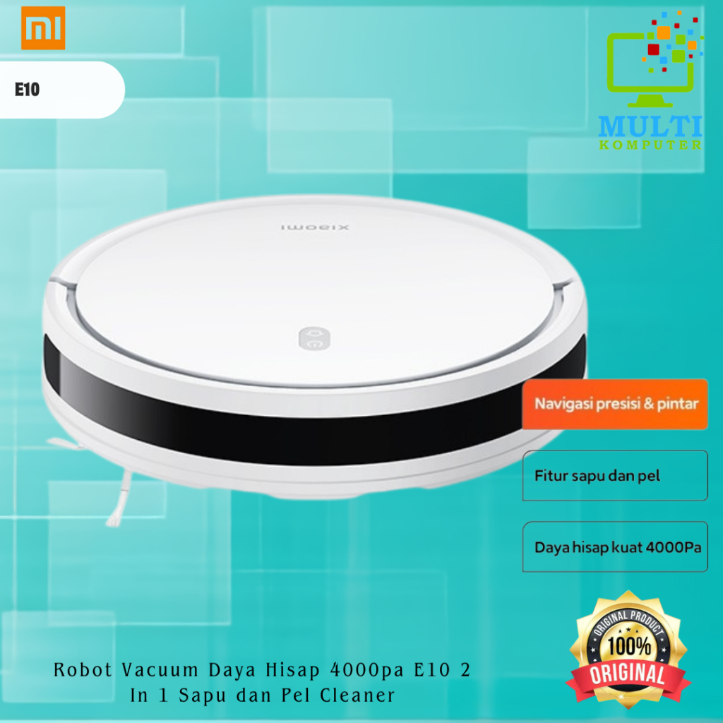 Jual Xiaomi Robot Vacuum E10 2in1 Sapu dan Pel Cleaner Daya Hisap ...