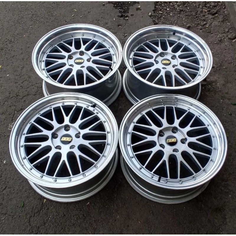 Jual Velg BBS LM Ring 18. Lebar 8-9. Et 35. Pcd 5x112/114. For Mercy, Audi, Camry, Accord, CRV ...