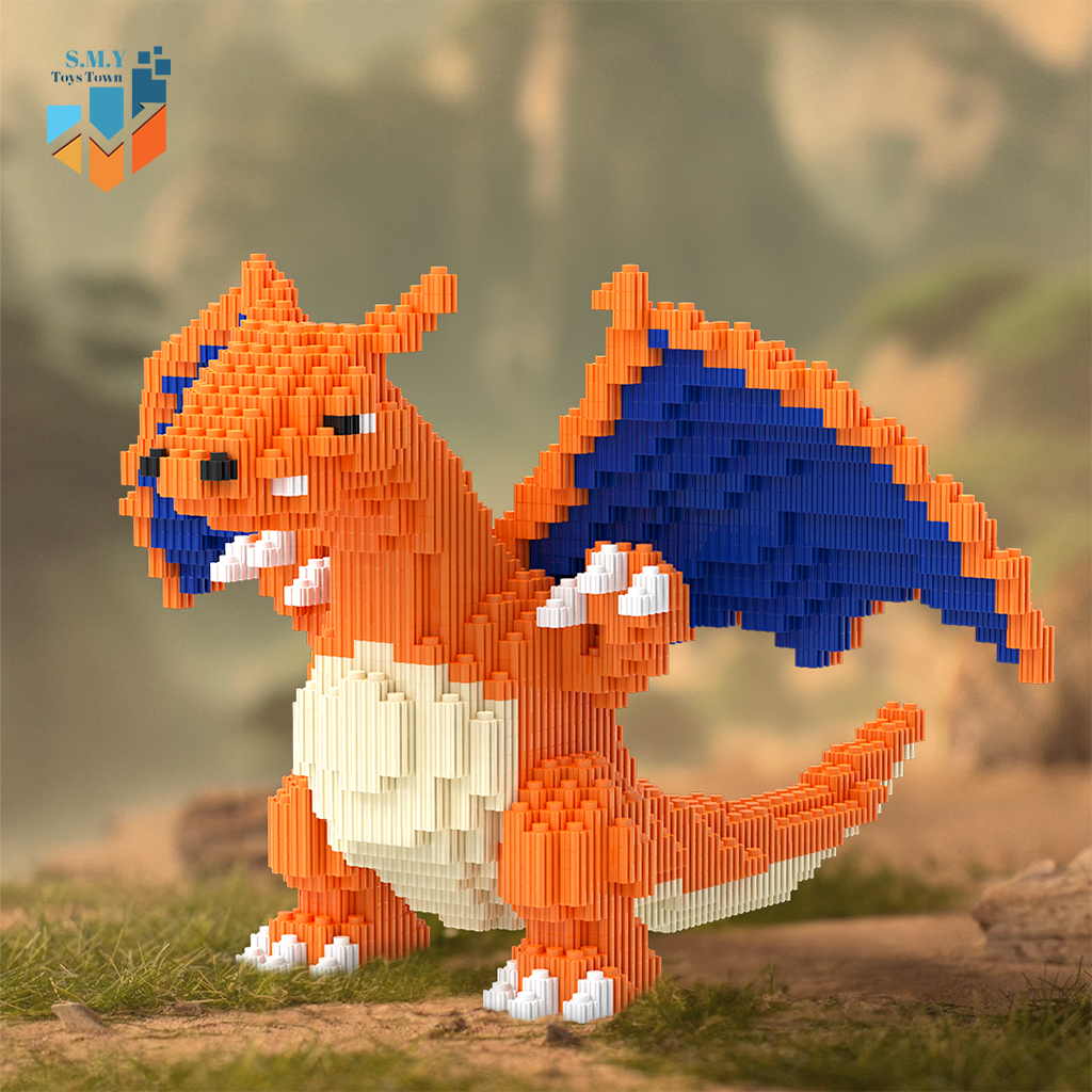 Jual TSC Nano Blocks POKEMON CHARIZARD 3D Model, Mainan Blok Susun ...