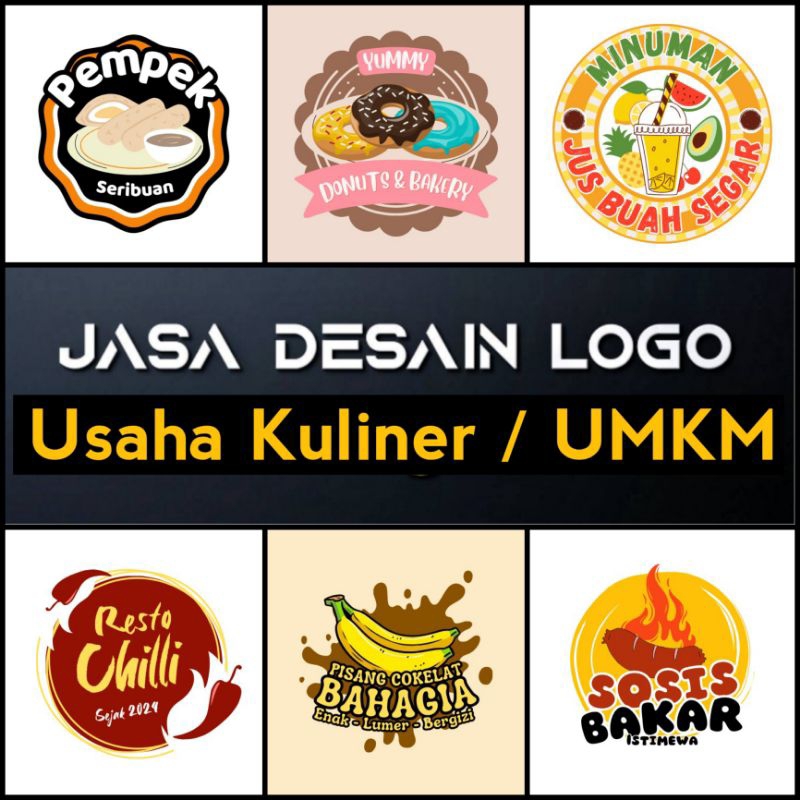 Usaha Kuliner Logo Logo Makanan Designs, Themes, Templates And