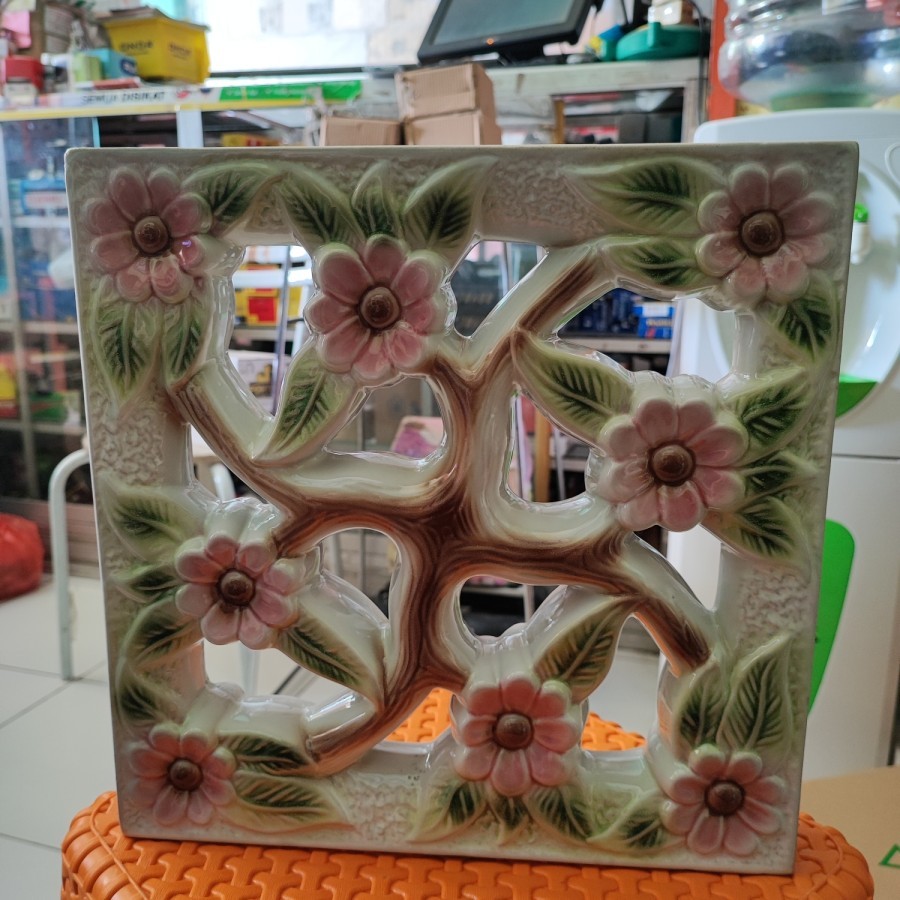 Jual Roster Keramik RO70c Lilac Trisensa | Shopee Indonesia