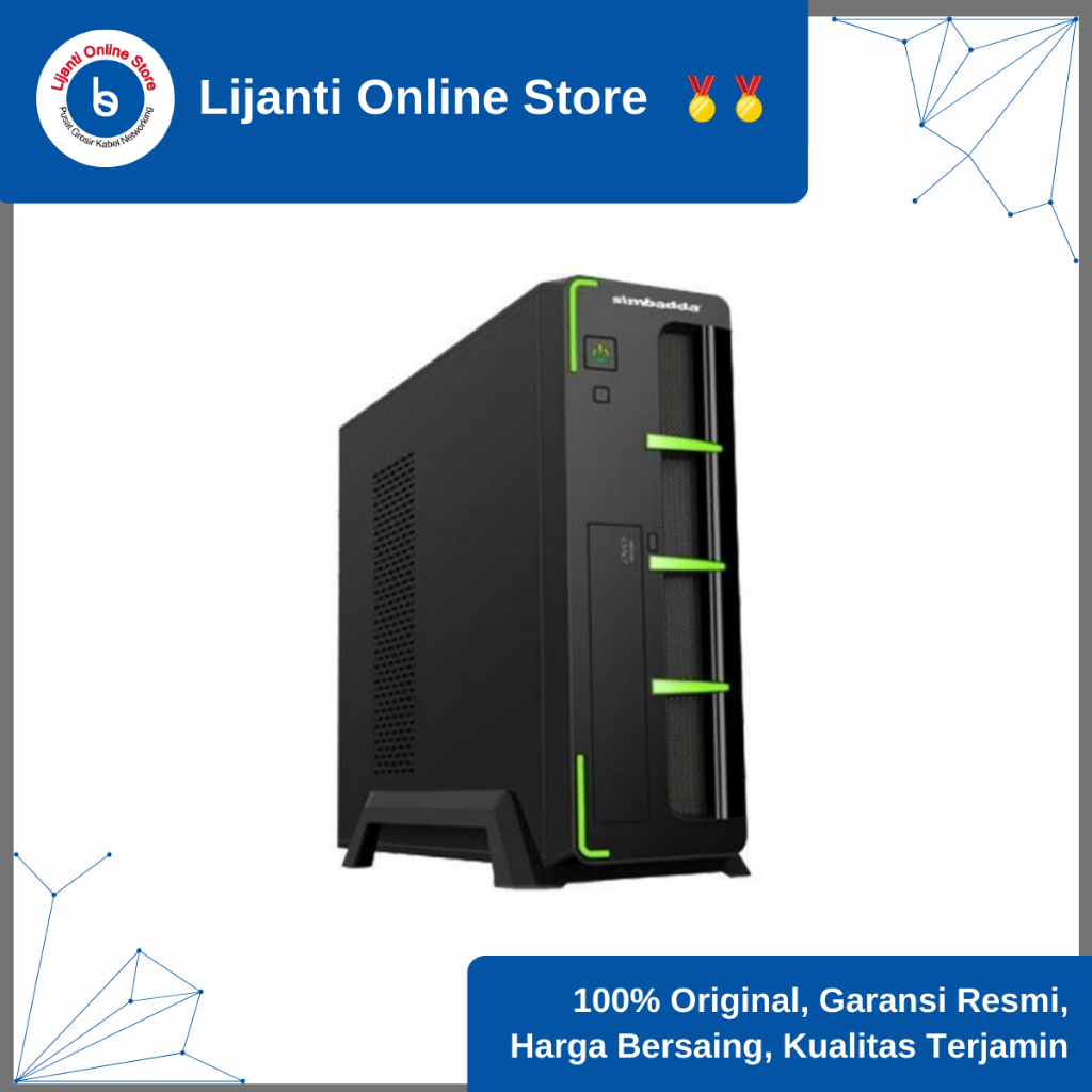 Jual PC/CPU/ KOMPUTER RAKITAN/CASE SIMBADDA CX MINI 160 CORE i3 GEN 7 RAM BARU GARANSI 1 TAHUN ...