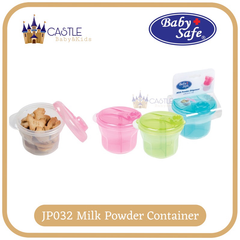 Jual Castle - Baby Safe Milk Container Milk Powder Dispenser with Inner Cup JP032 Tempat Susu ...
