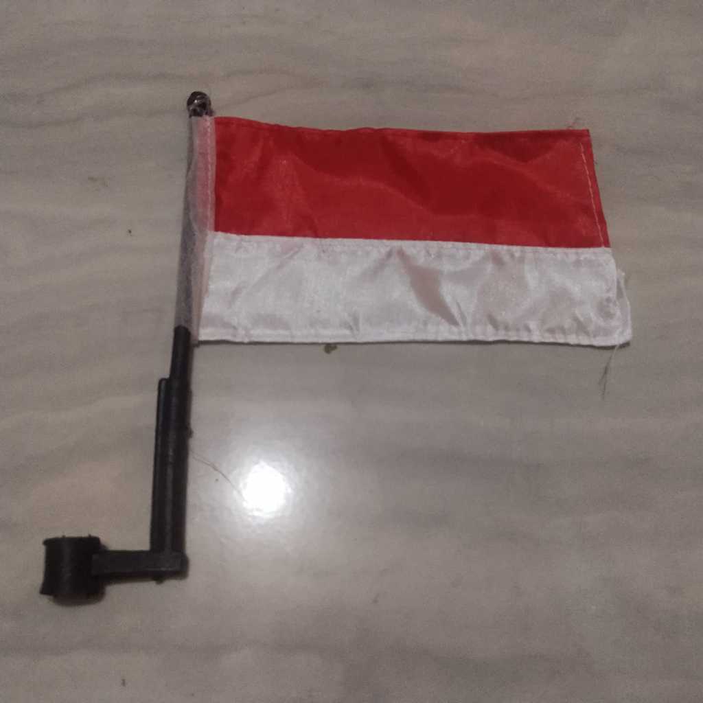 Jual Bendera Motor Bendera Merah Putih Mini + Tiang | Shopee Indonesia