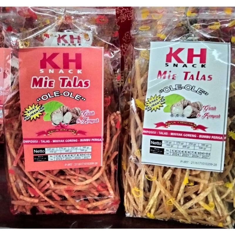 Jual Snack Mie Talas Khas Kalimantan / Stick Talas KH / Snack Talas ...