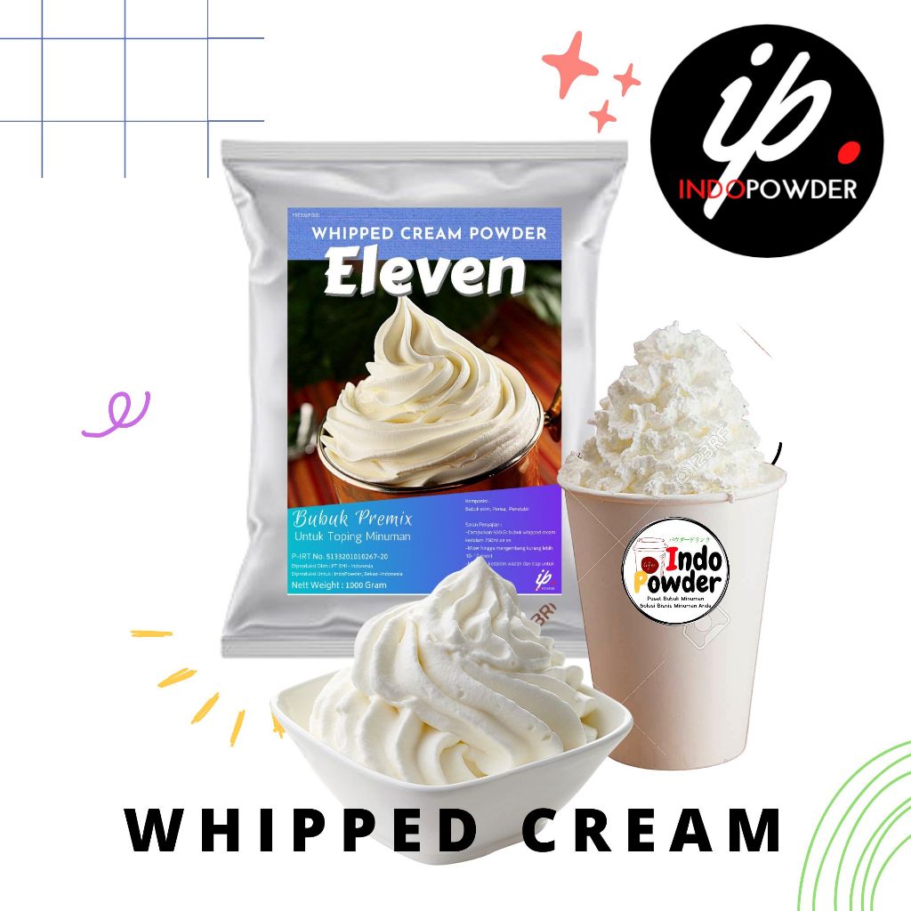 Jual Bubuk WHIPPED CREAM 1 Kg - WHIPED CREAM Powder Untuk Topping ...