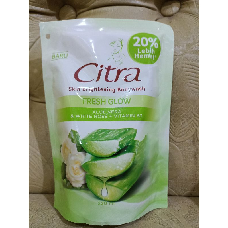 Jual CITRA FRESH GLOW BODY WASH 220 ML | Shopee Indonesia