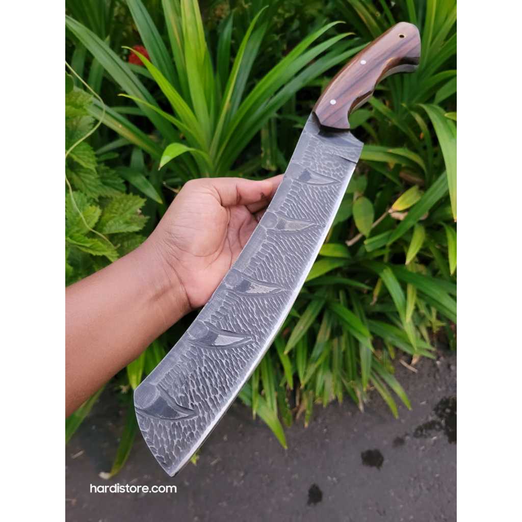 Jual Pisau Chopper 28 cm Cleaver Cacah Tulang Baja Spring Steel Triball ...