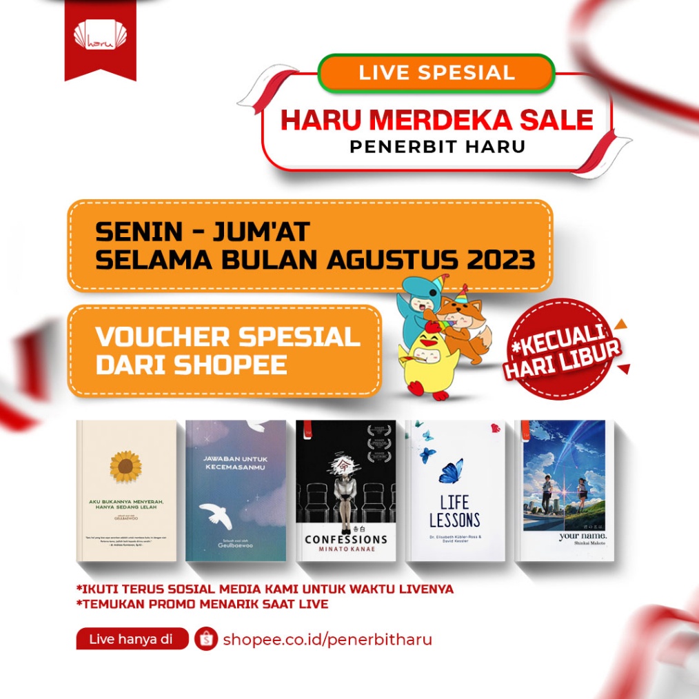 Jual KODE O56Q LELANG BUKU HARU GROUP Live Shopee Penerbit Haru | Shopee Indonesia
