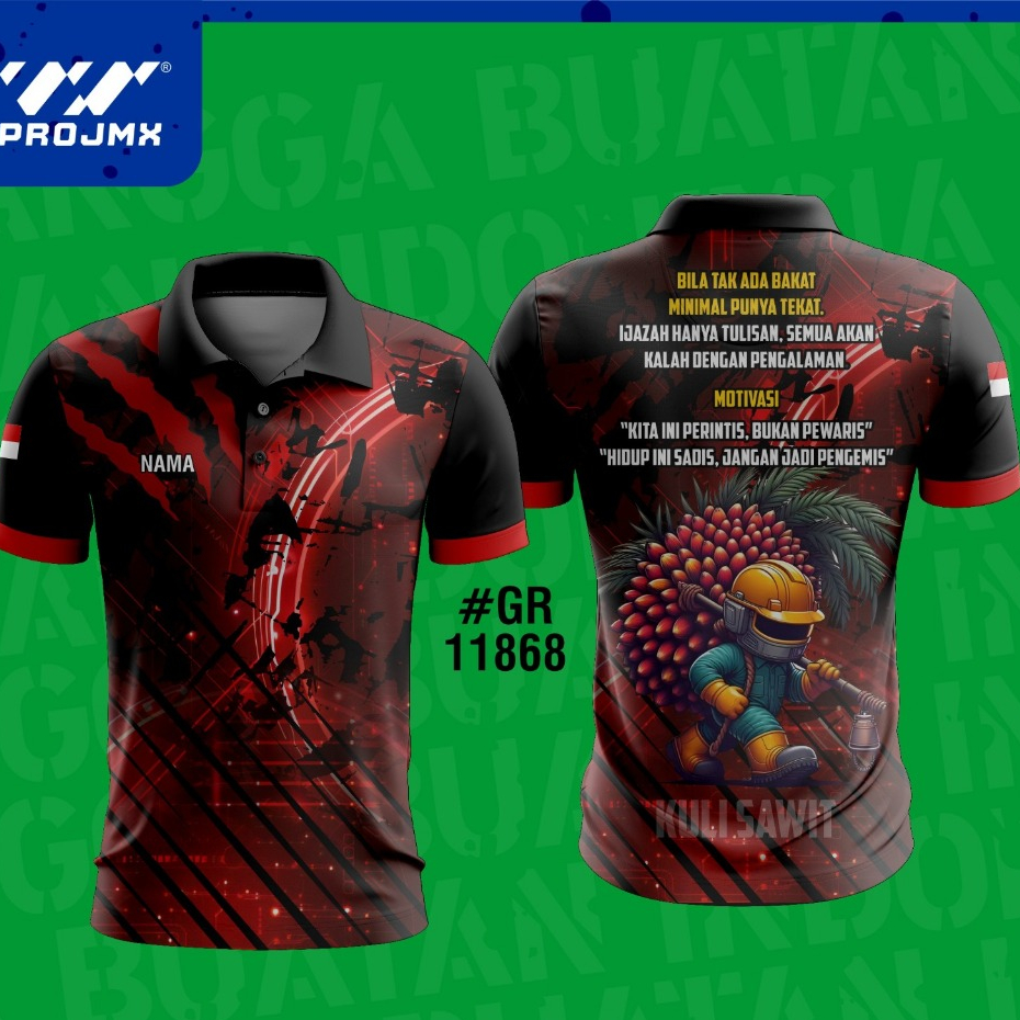 Jual PROJMX - KAOS JERSEY KOMUNITAS SAWIT (BISA CUSTOM) | Shopee Indonesia