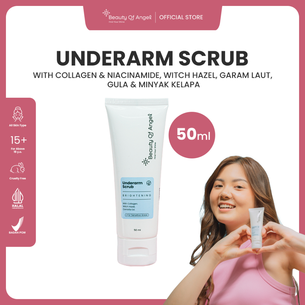 Jual Scrub Lipatan yang Menyegarkan: Cleansing Underarm Angel | Shopee ...