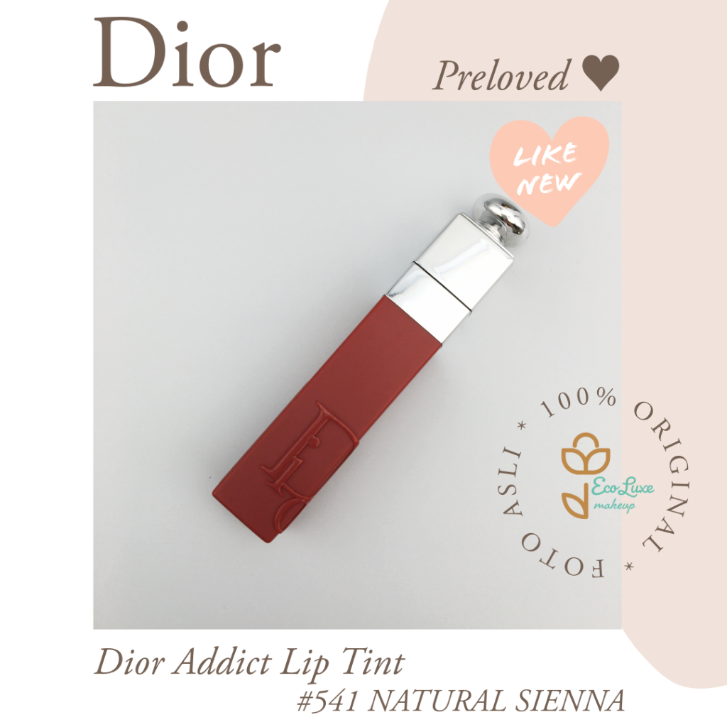 Jual Dior Addict Lip Tint 541 NATURAL SIENNA (NEW formula) | Shopee ...
