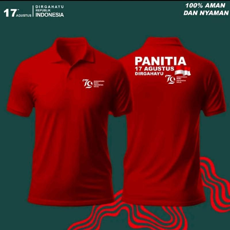 Jual Kaos Kerah Kemerdekaan HUT RI 79th Baju Polo Panitia Agustusan Indonesia Garuda | Shopee ...