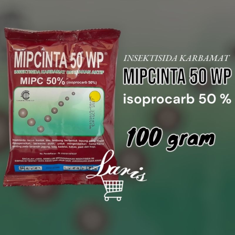 Jual MIPCINTA 50 WP 100 gram - mip cinta 50 wp insektisida karbamat ...