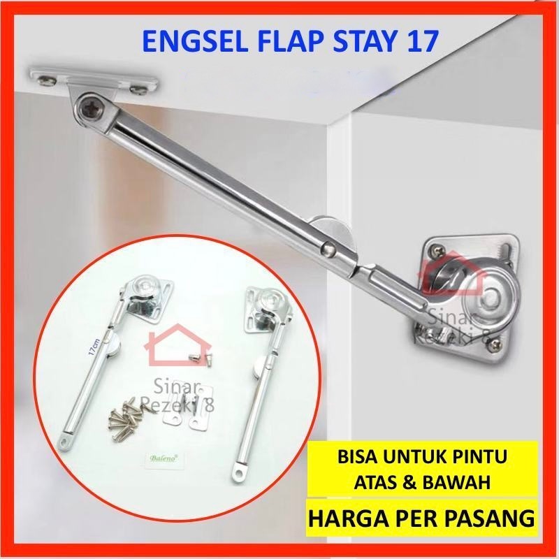 Jual Engsel Flap Stay 17 / Pintu Lemari Hidrolik Dapur Swing Kitchen ...