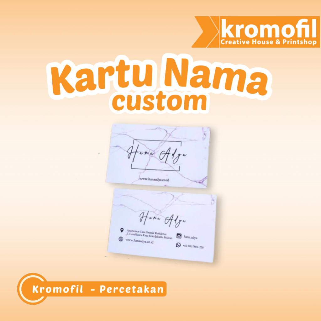 Jual KARTU NAMA Cetak Custom 2 sisi Premium bonus Tempat Kartu Nama ...
