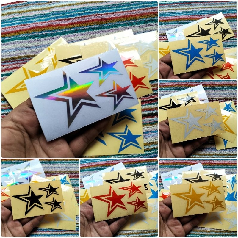 Jual Stiker cutting BINTANG | Shopee Indonesia