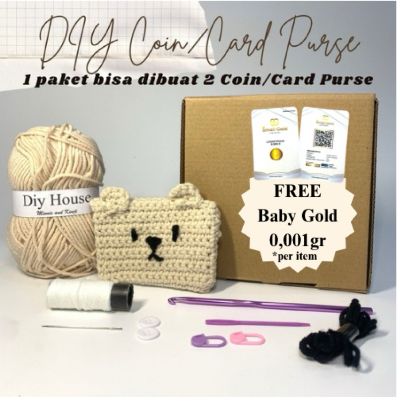 Jual ANTI STRESS KIT Diy crochet kit diy rajut diy kit diy rajut pouch ...