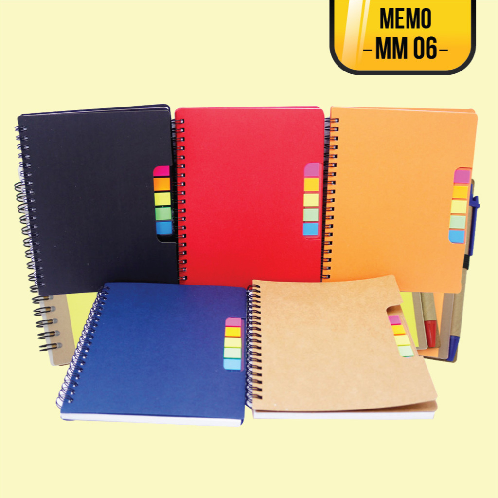 Jual Buku Memo + Sticky Notes MM 06 - Memo Book with Sticky Notes ...