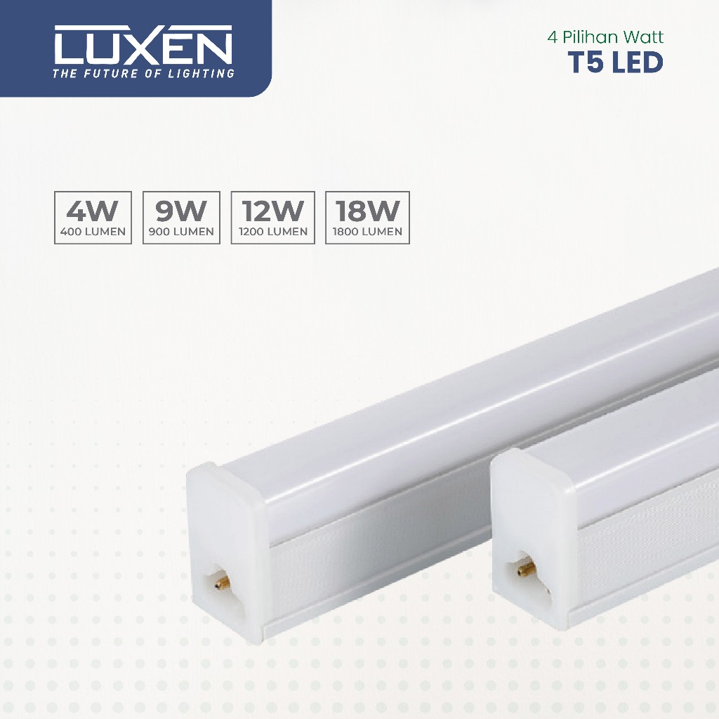 Jual LUXEN LAMPU TL LED TUBE LIGHT T5 18 Watt Cahaya Putih, Kuning dan ...