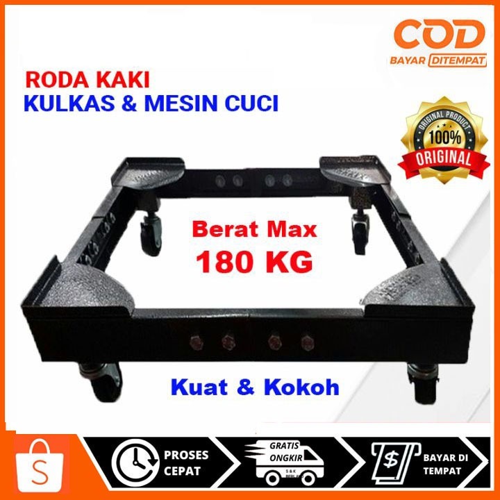 Jual TATAKAN DUDUKAN KAKI RODA KULKAS / RODA KAKI KULKAS MESIN CUCI ...