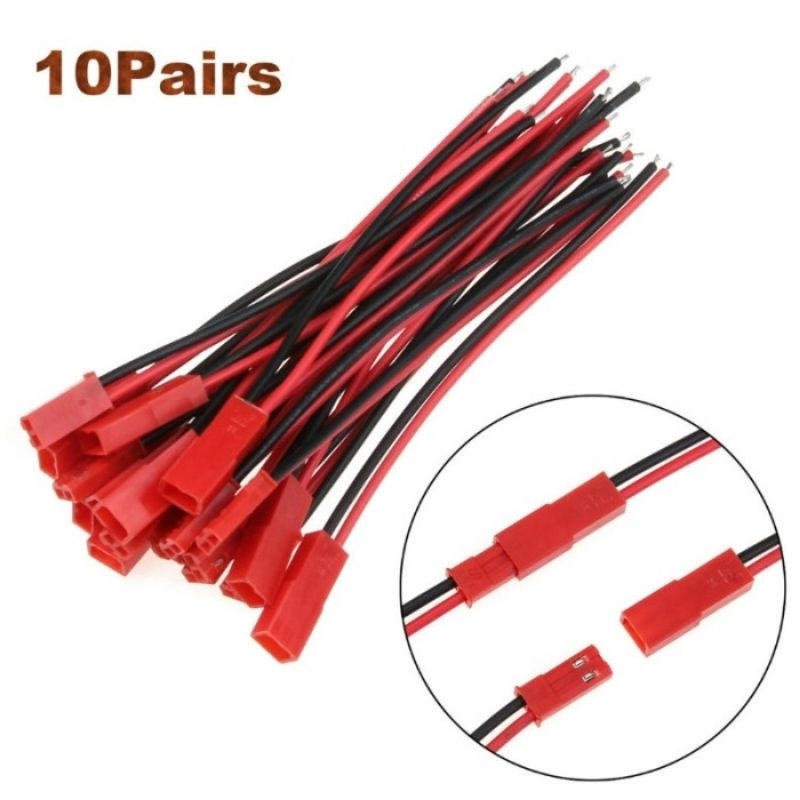 Jual Kabel JST 2 pin Kabel Socket Connektor JST 2pin Harga per 5set ...