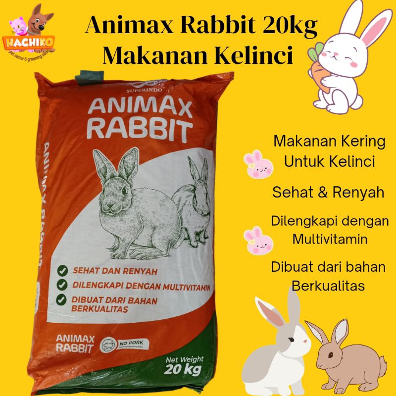 Jual Animax Rabbit 20kg/Makanan Kelinci (KHUSUS INSTANT) | Shopee Indonesia