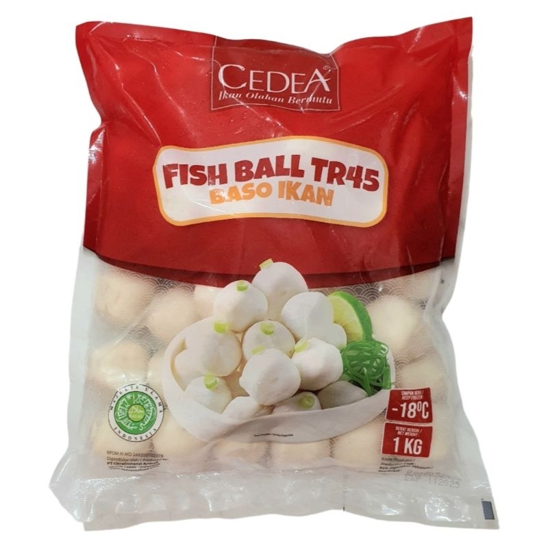 Jual Cedea Fish Ball TR45 Bakso Ikan Besar 1kg 45 pcs | Shopee Indonesia