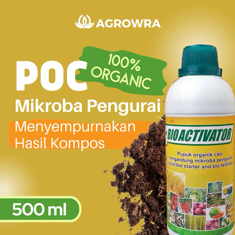 Jual Bio Activator 500 ML Komposter Mikroba Pengurai Sampah Organik ...