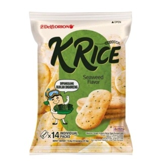 Jual DELFI ORION K'RICE CHEESE POTATO / SEAWEED / SWEET ORI CRACKERS ...