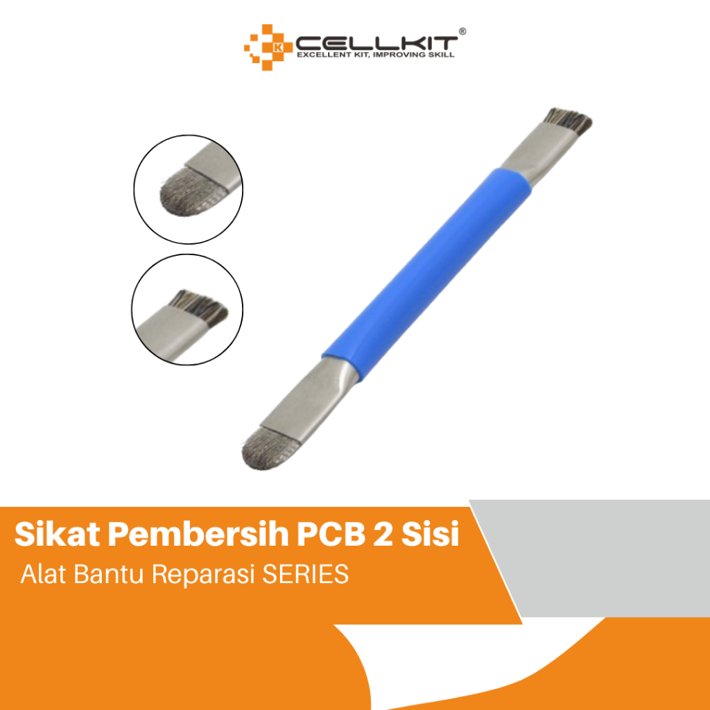 Jual CELLKIT Sikat Pembersih IC dan PCB Motherboard 2 SISI 2402 ...