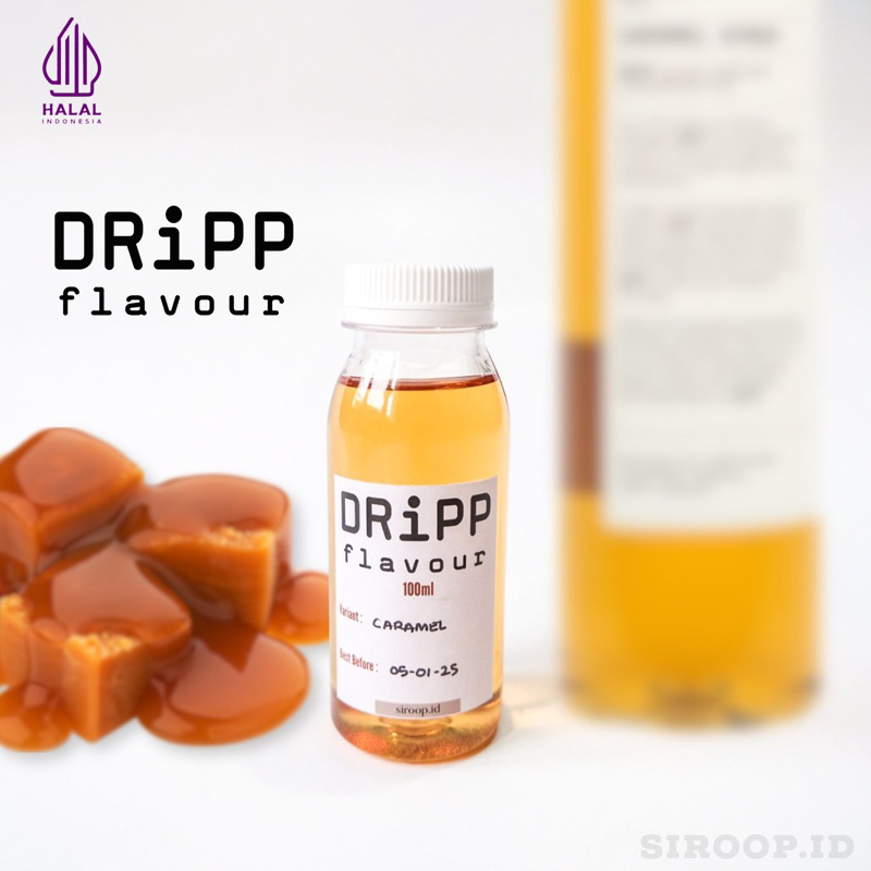 Jual DRiPP Flavour Syrup Repack Caramel (30ml, 75ml, 100ml) | Shopee ...