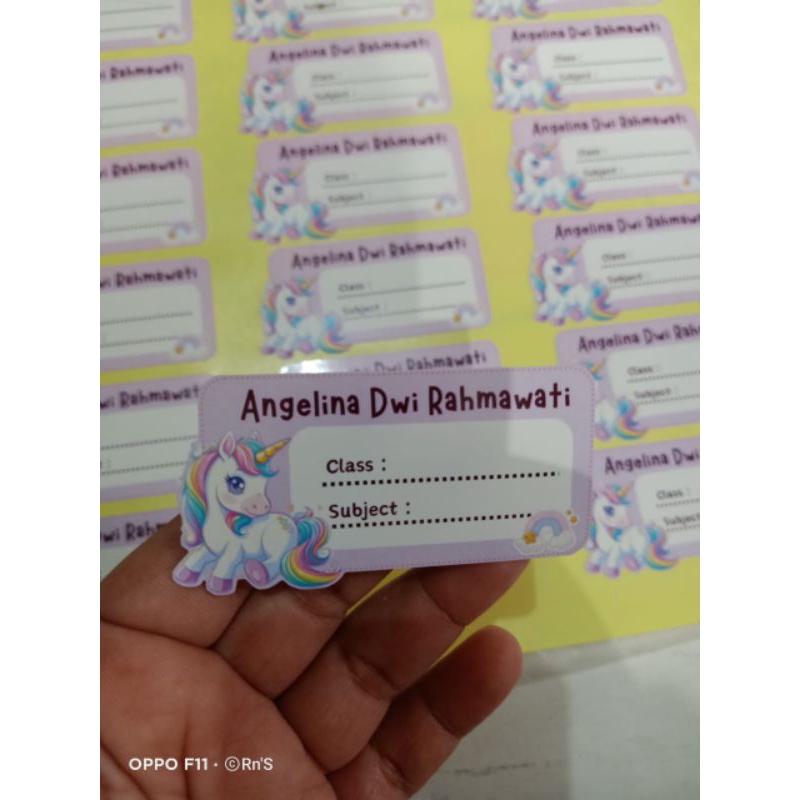 Jual STIKER CUSTOM CUTTING LABEL KEMASAN,LABEL BUKU | Shopee Indonesia