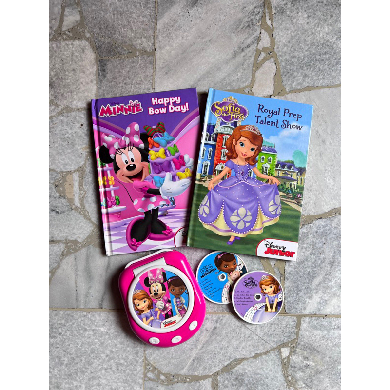 Jual BUKU CERITA SOFIA minnie mouse BAHASA INGGRIS include CD lagu ...