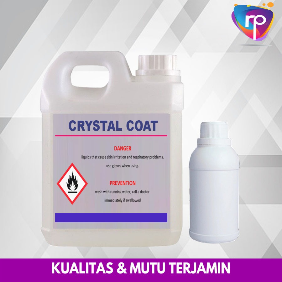 Jual Crystal Coat Cat Kaca Clear Gloss 1 Liter | Shopee Indonesia