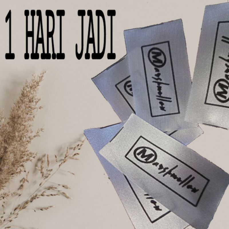 Jual LABEL PITA/LABEL KAOS/(PAKET isi 1000,pita ukuran 3 cm)/LABEL ...