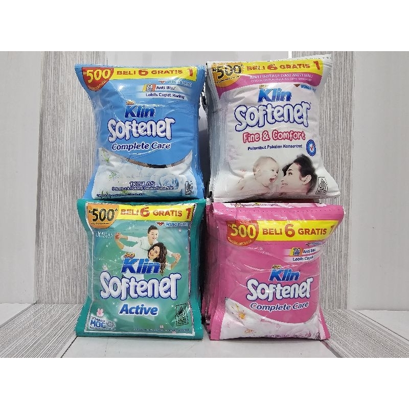 Jual SoKlin Softener 1x Bilas Renceng isi14Sachet(12+2) | Shopee Indonesia