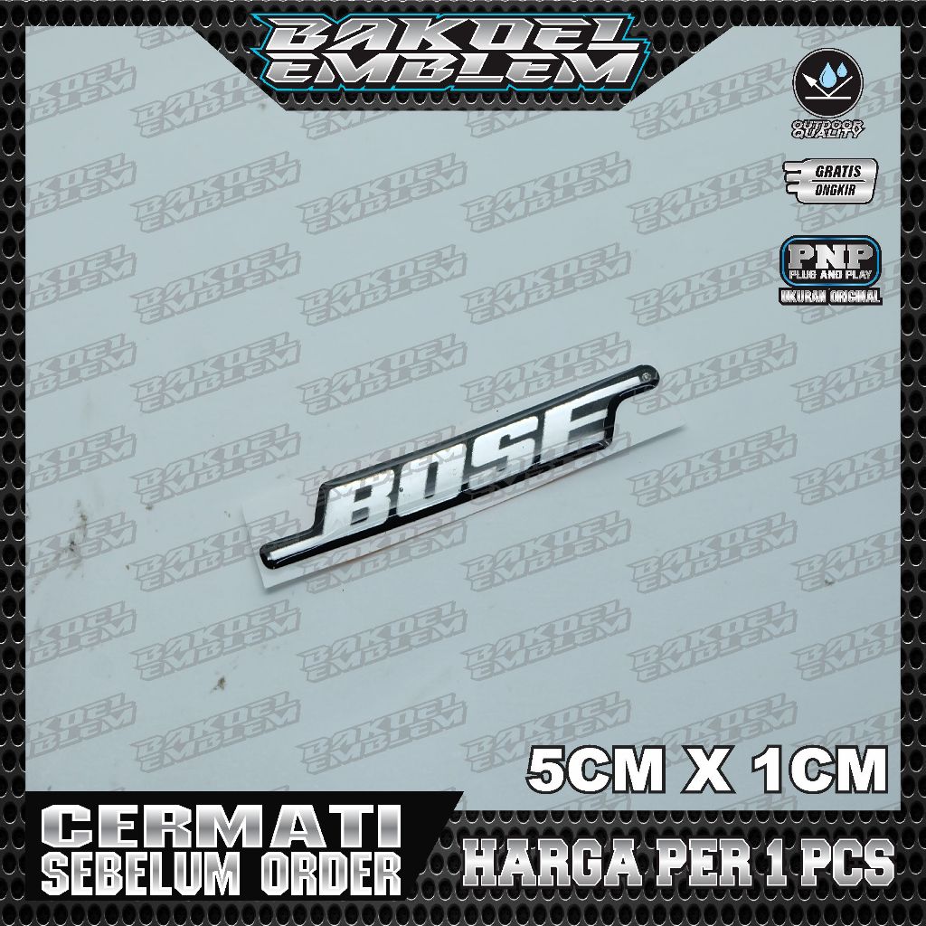 Jual EMBLEM SPEAKER BOSE, EMBLEM BOSE SPEAKER MOBIL, EMBLEM SPEAKER ...