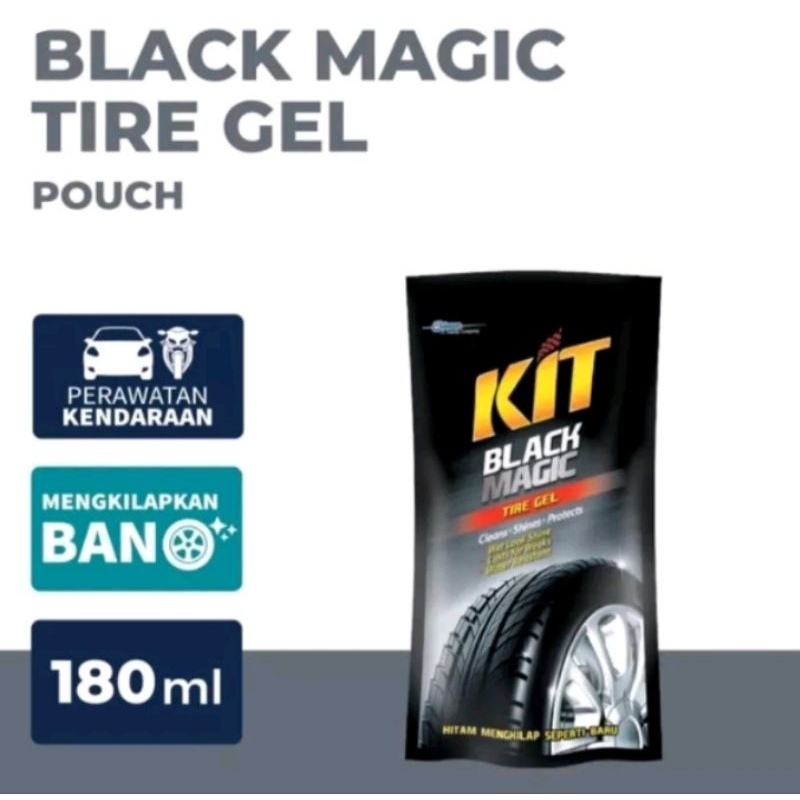Jual KIT BLACK MAGIC TIRE GEL 180 ML | Shopee Indonesia