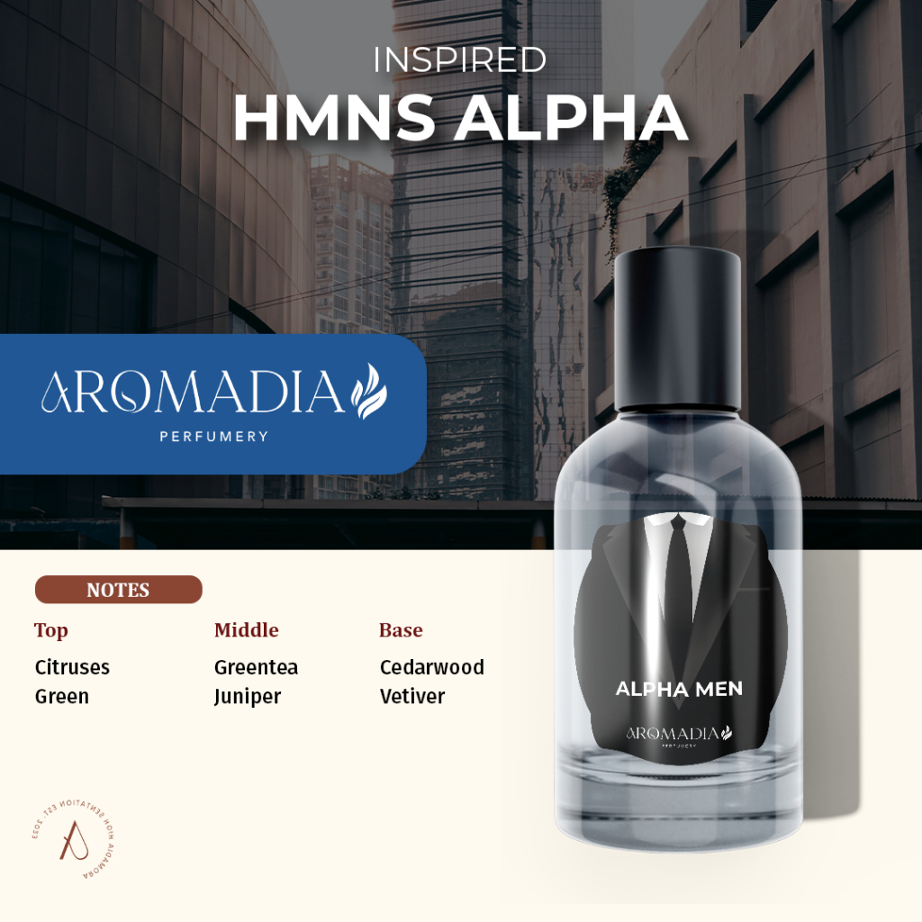 Jual HMNS Alpha Men Eau de Parfum By Aromadia Perfumery | Shopee Indonesia