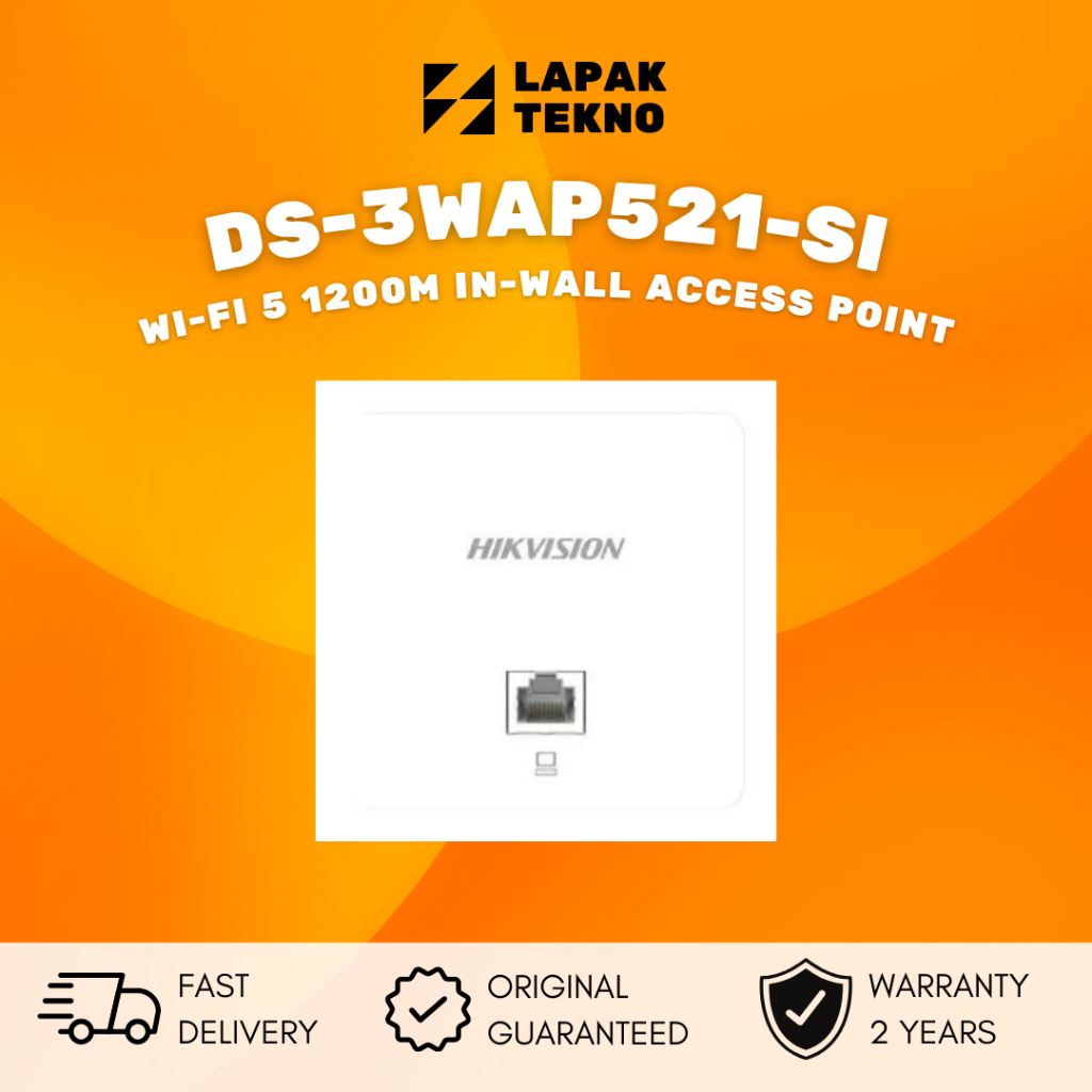 Jual HIKVISION DS-3WAP521-SI Wi-Fi 5 1200M In-Wall Access Point | Shopee Indonesia