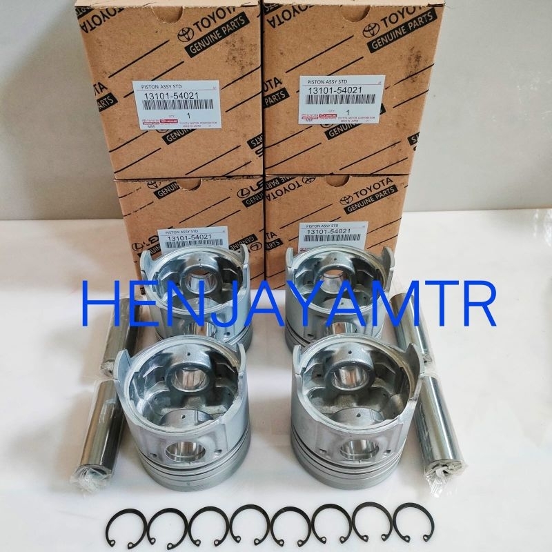 Jual PISTON ASSY SET TOYOTA HIACE DIESEL LH11 STD-1.00 ORI | Shopee Indonesia