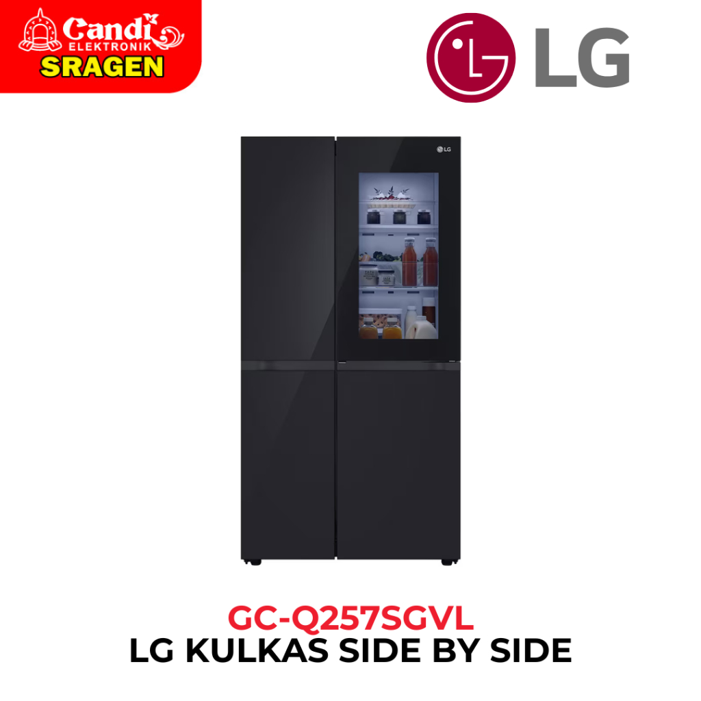 Jual LG Kulkas Side by Side 655 Liter InstaView - GC-Q257SGVL | Shopee Indonesia