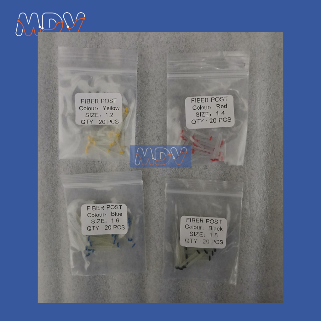Jual DENTAL FIBER POST REFILL / FIBER POST ECER / PASAK GIGI KUNING ...
