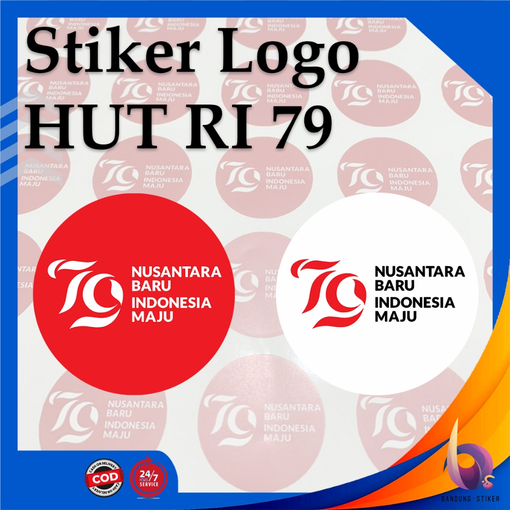 Jual Bandung Stiker - Cetak Sticker Logo HUT Kemerdekaan RI Bahan Vinyl ...
